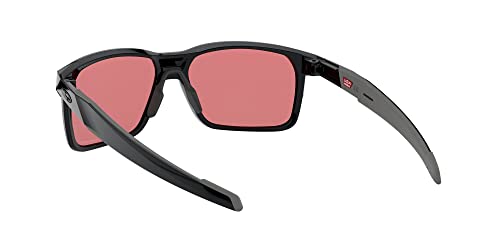 Oakley Men's OO9460 Portal X Rectangular Sunglasses, Polished Black/Prizm Dark Golf, 59 mm