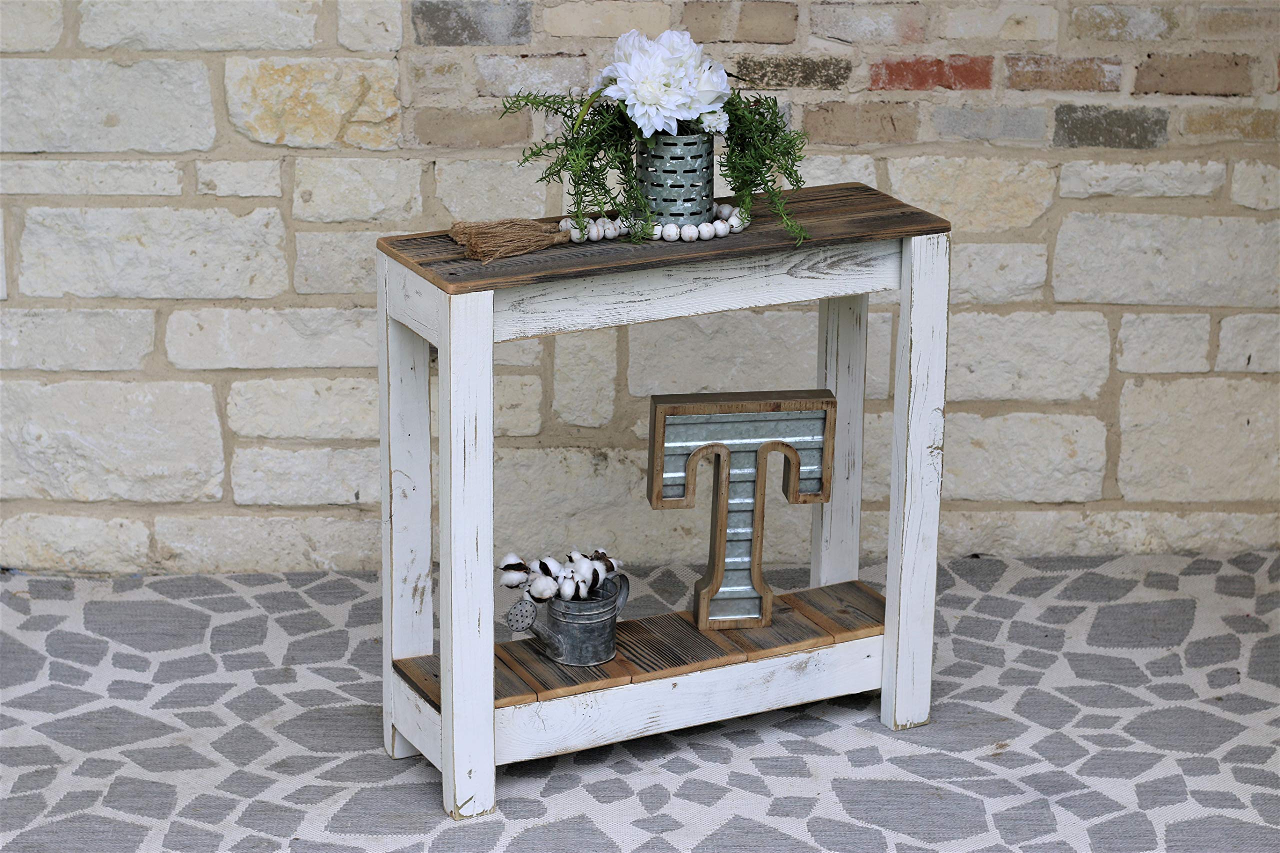 White Combo 30'' Console Table