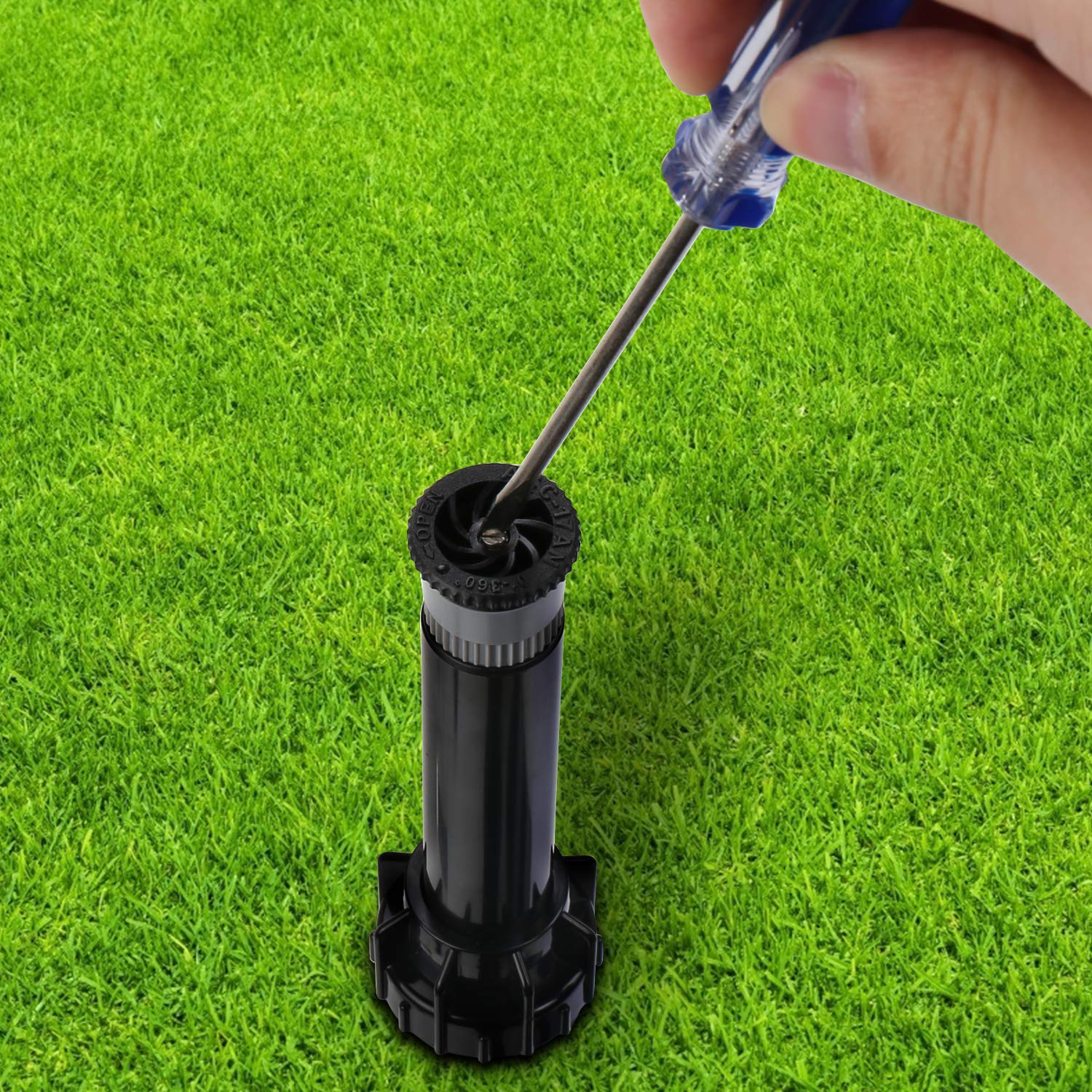 OUTFANDIA 2020 Garden Irrigation System for Large Garden House. 1/2" Blank Distribution Tubing 100ft Watering Drip Kit/DIY Saving Water Automatic Irrigation Equipment Set with Strong Flow.