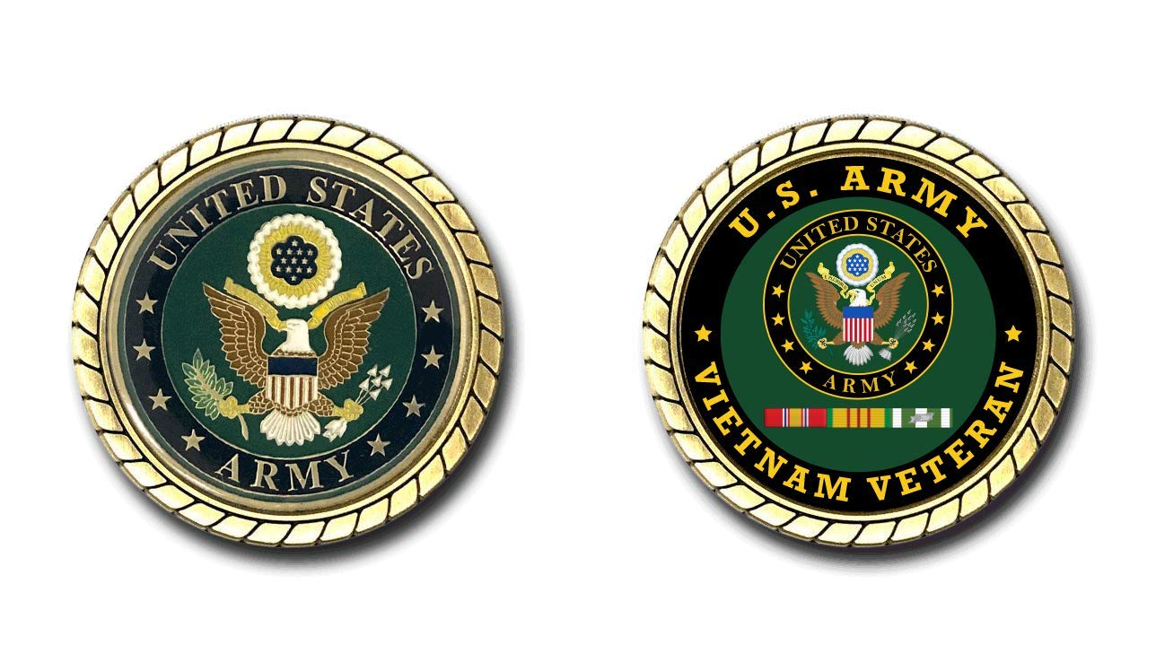 US Army Vietnam Veteran Challenge Coin - Officially Licensed