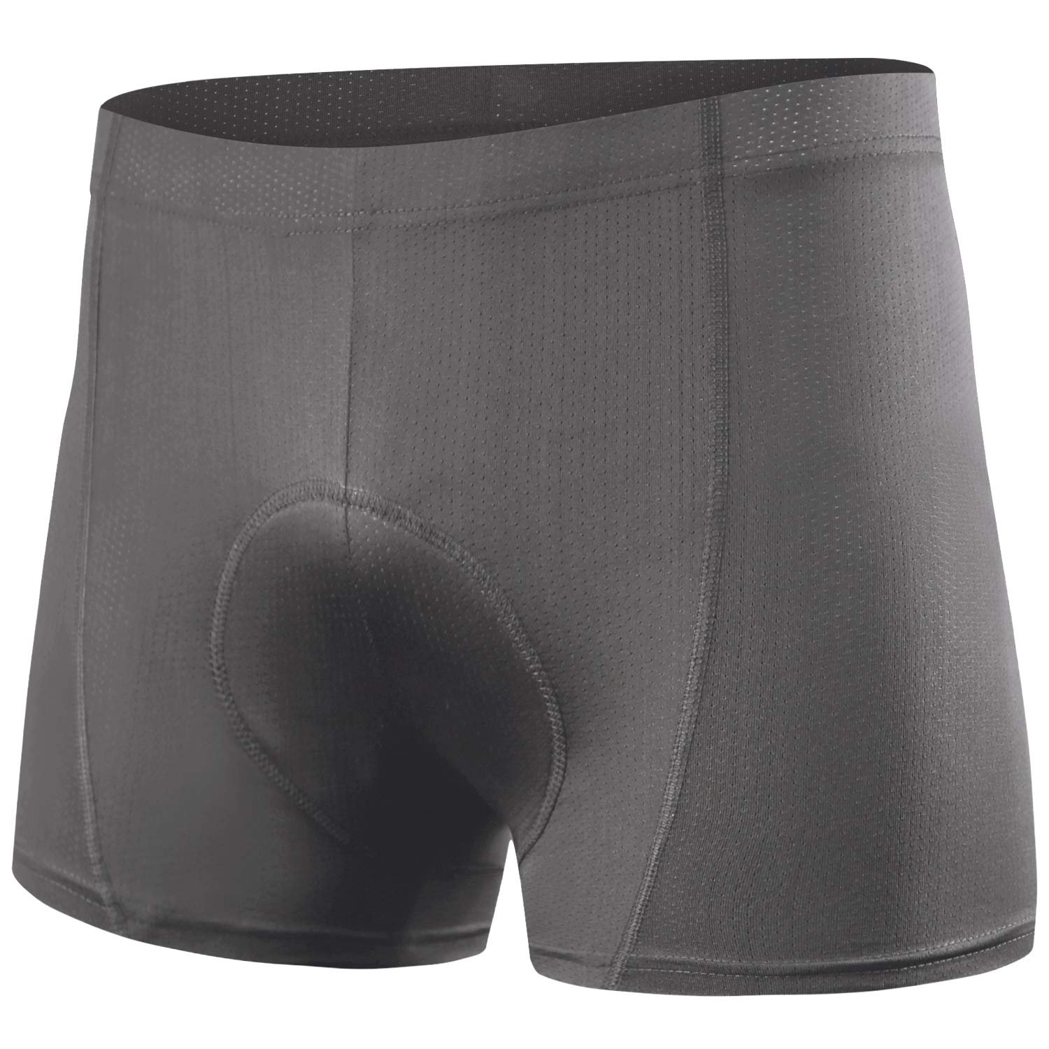 MUCUBAL Men's 3D Padded Cycling Underwear shorts MTB Bike Bicycle Undershorts(Grey,XXL)