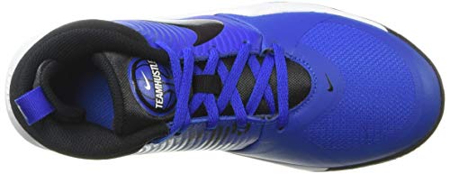 Nike Unisex-Kid's Team Hustle D 9 (GS) Sneaker, Game Royal/Black-White, 5Y Regular US Big Kid