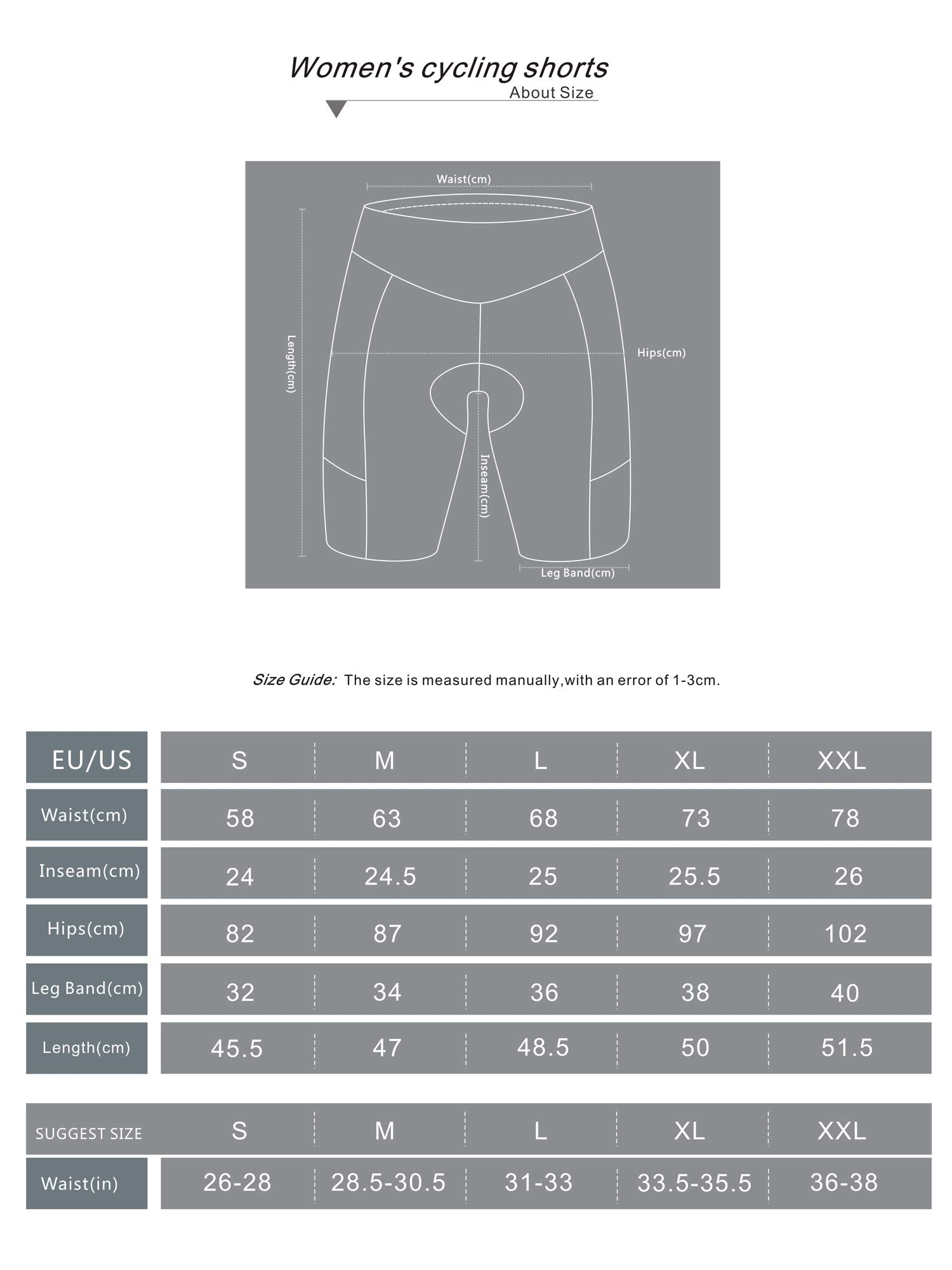 MUCUBAL Women's Bike Shorts with 3D Padded Compression Bicycle Shorts for Cycling,Spinning,Road Bike(Blue,XL)