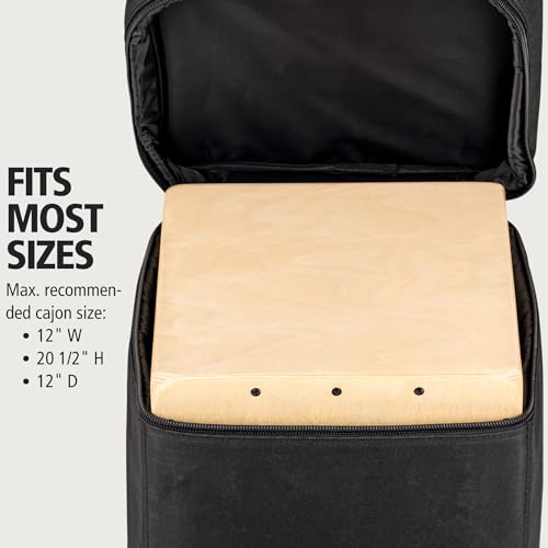 Meinl Percussion Cajon Box Drum Backpack Bag β Standard Size β Heavy-Duty Fabric and Adjustable Shoulder Straps (MSTCJB-BP)
