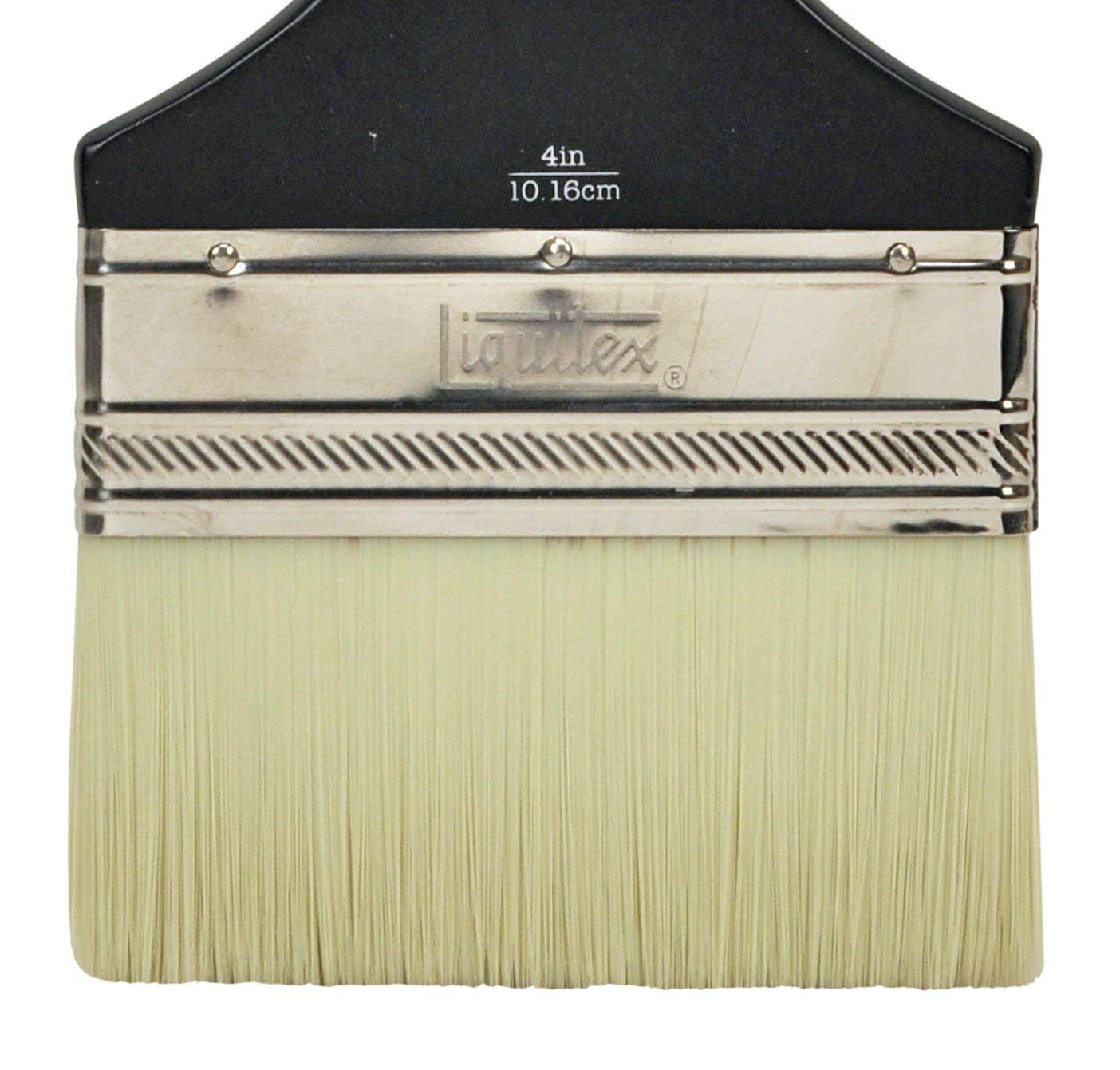 Liquitex 1300704 Professional Freestyle Large Scale Brush, Broad Flat/Varnish 4-inch, Short Handle