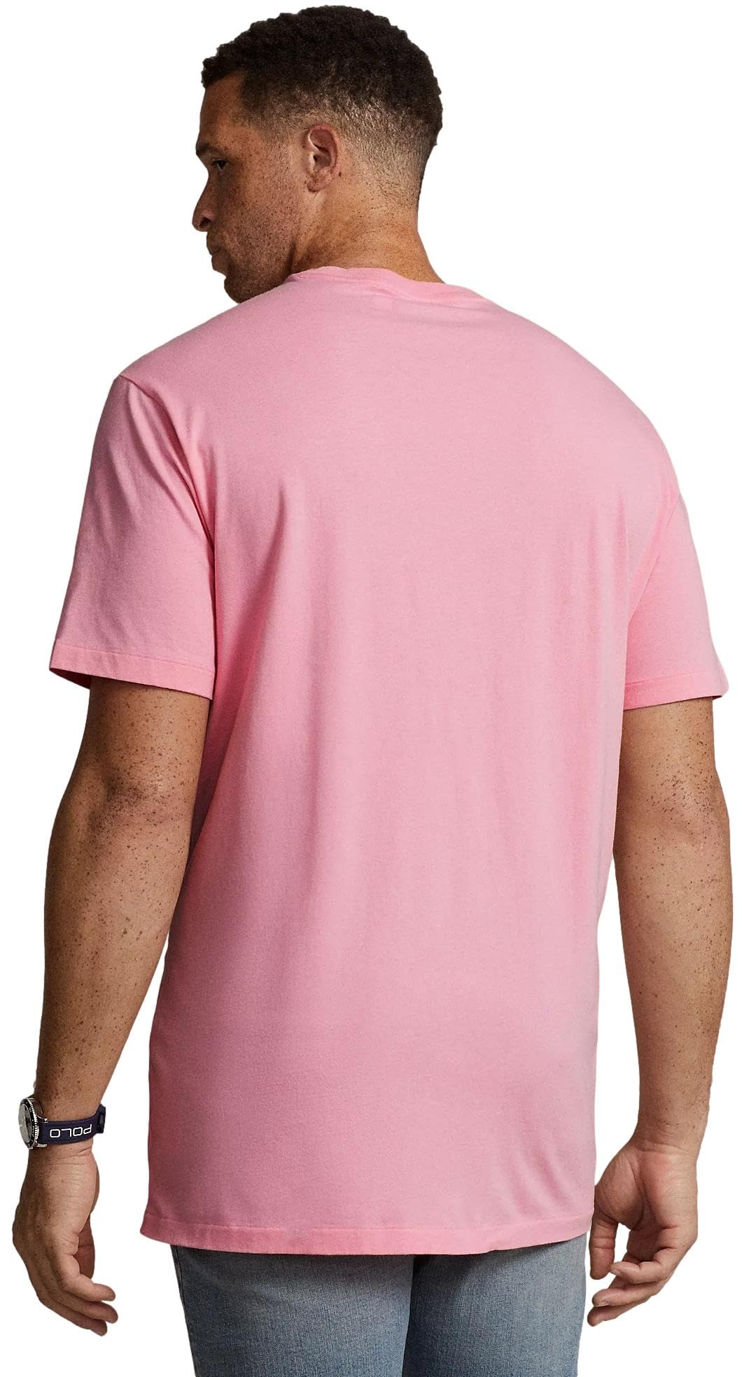 POLO RALPH LAUREN Mens Big & Tall Crew Neck T-Shirt (3XB, Black)