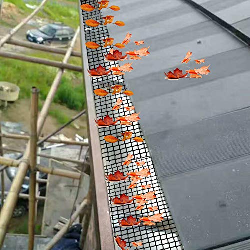 MIEDEON Plastic Mesh Gutter Guard 6" by 20'/7" by 27' (Large)