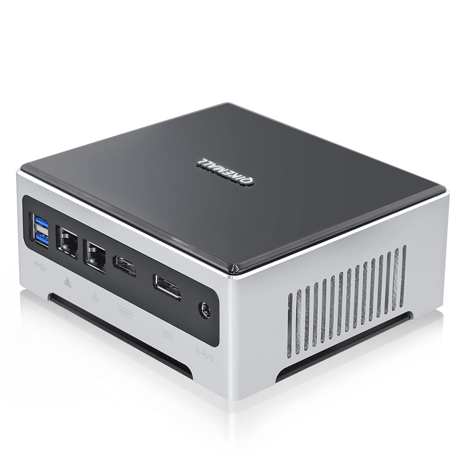 qikemall Mini PC Windows 11 Pro Core i9-10880H Mini Computer 64GB DDR4 RAM 1TB M.2 NVME SSD,Micro PC Dual NIC,USB3.0 HDMI & DP 4K, Dual Band WiFi BT 4.2
