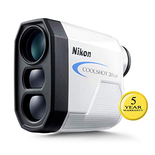 Nikon COOLSHOT 20 GII Golf Rangefinder | Rainproof laser rangefinder with continuous measurement | Official Nikon USA Model