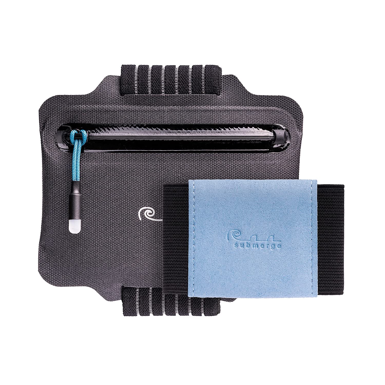 Submerge Waterproof Wallet for Swimming | MUST ZIP ALL THE WAY UP - PULL VERY TIGHT | Minimalist Wallet Good as Credit Card Wallet and Keeping Key Dry
