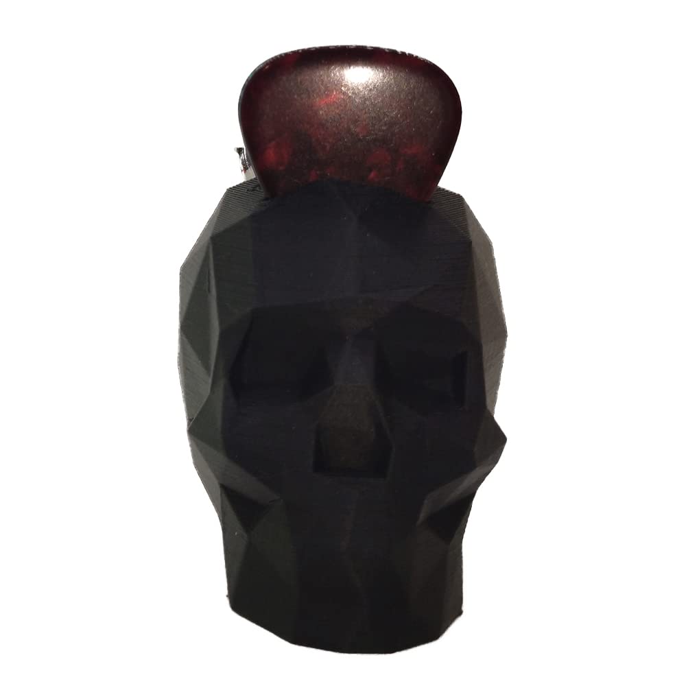 Skull Guitar Pick Holder (vertical, black)