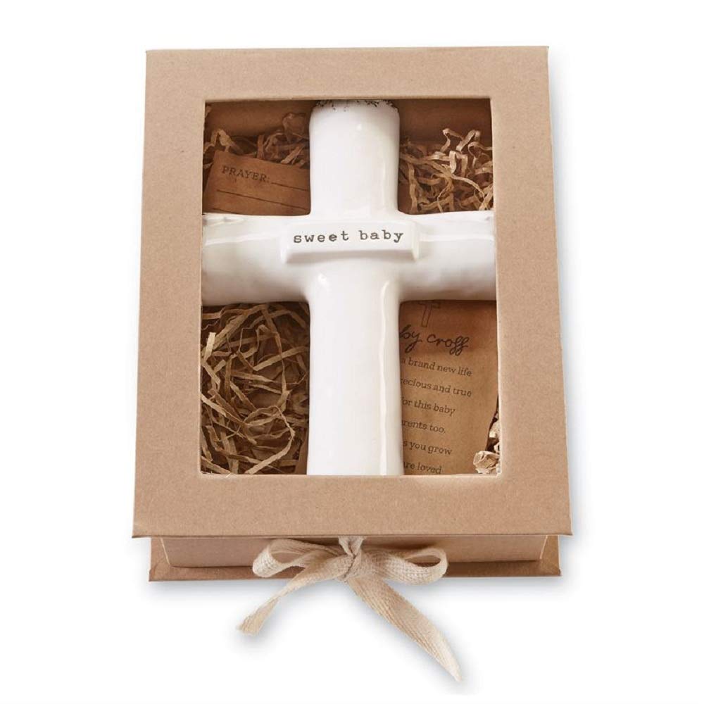 Mud Pie Sweet Baby Prayer Cross