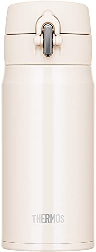 Thermos JOH-350 WBE Water Bottle, Vacuum Insulated Travel Mug, 11.8 fl oz (350 ml), White Beige