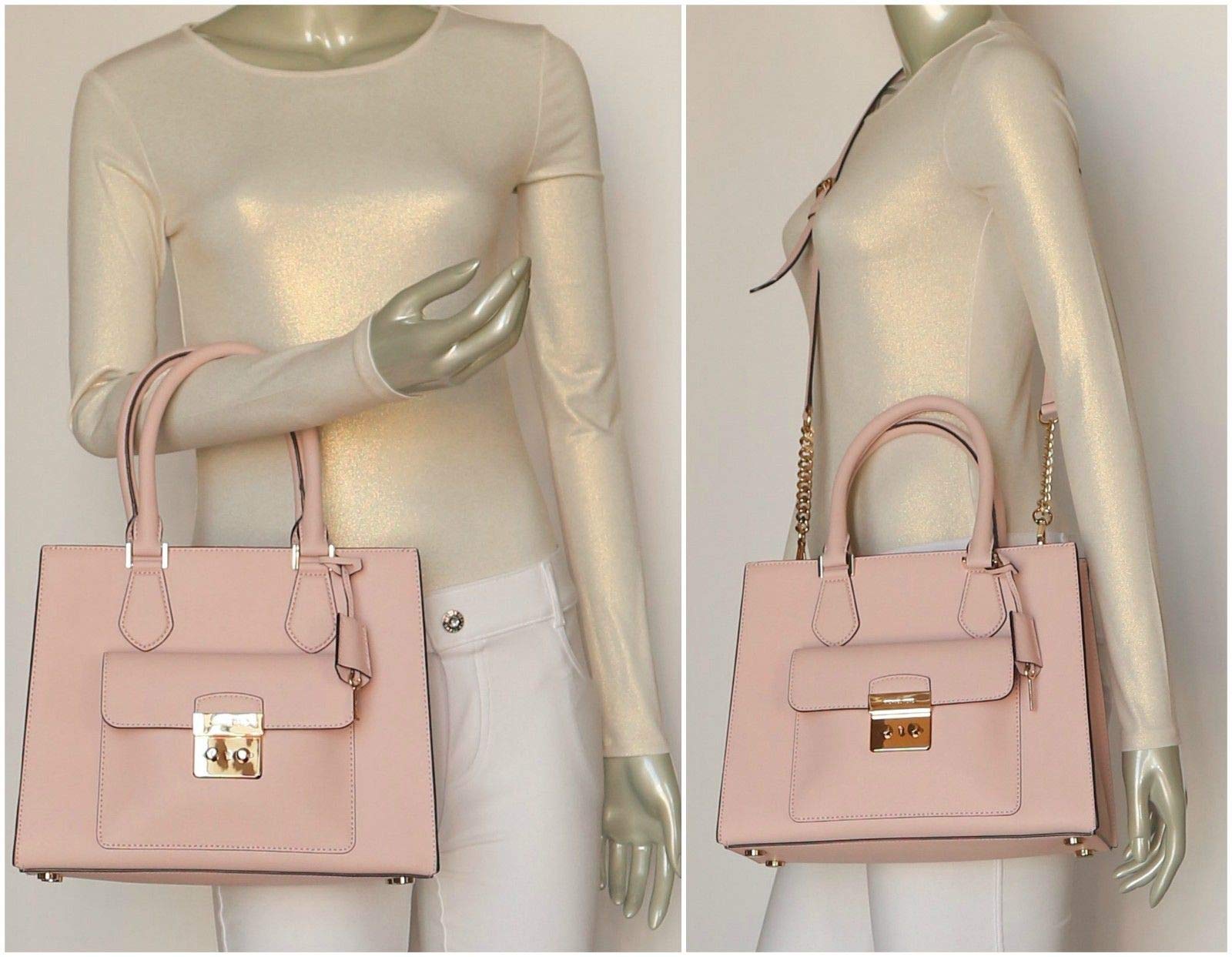 MICHAEL Michael Kors Women's Bridgette Medium Ballet Tote Leather Handbag (Ballet)