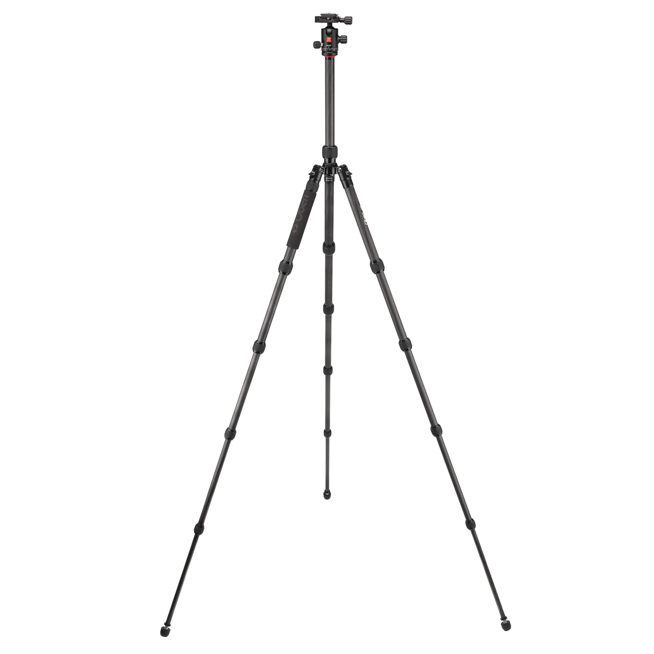Oben CT-3565 Carbon Fiber Tripod and BZ-217T Triple-Action Ball Head