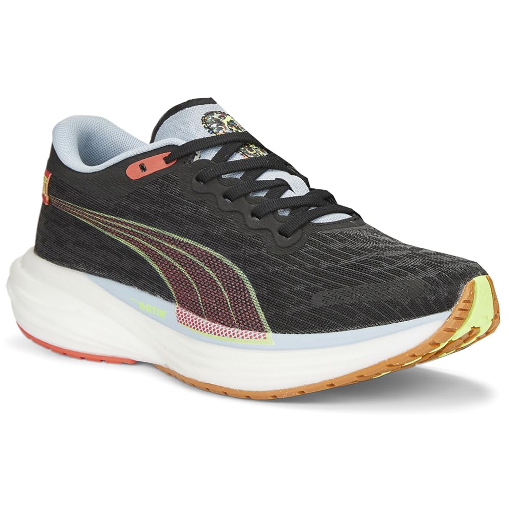 Puma Womens First Mile X Deviate Nitro 2 Running Sneakers Shoes - Black - Size 8 M
