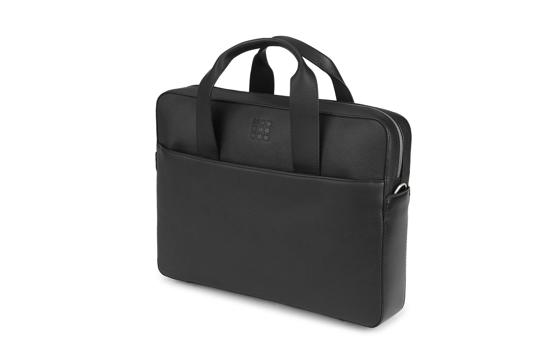 Moleskine Classic Leather Slim Briefcase, Black