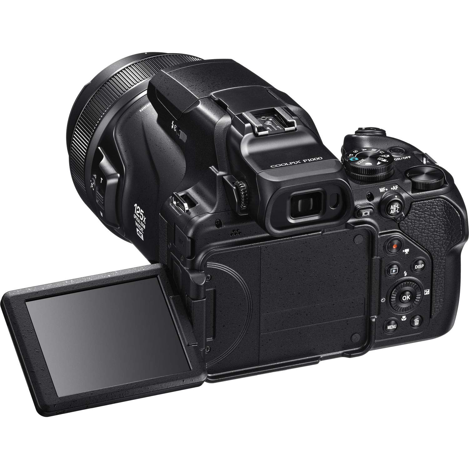 Nikon COOLPIX P1000 Camera with 64GB Memory + Shotgun Microphone + LED Video Light + Video Accessory Bundle (15 Items)
