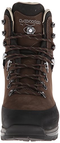 Lowa Men's Tibet LL Trekking Boot,Dark Brown/Slate,8.5 M US