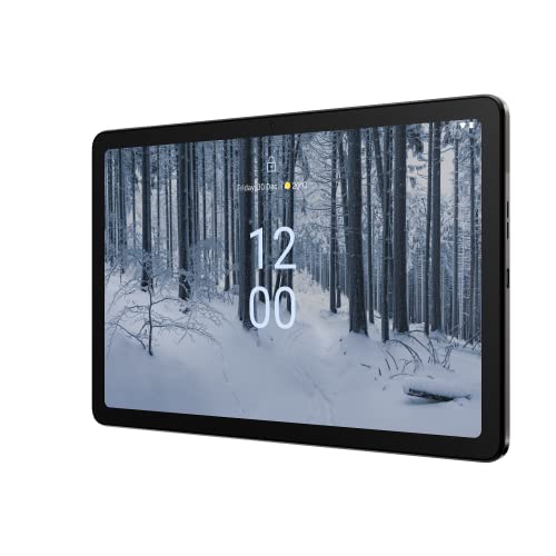 Nokia T21 4G + Wi-Fi Android Tablet (Charcoal Grey) - 10.36" 2K Screen 64GB Storage + 4GB RAM, GSM Unlocked - International Version