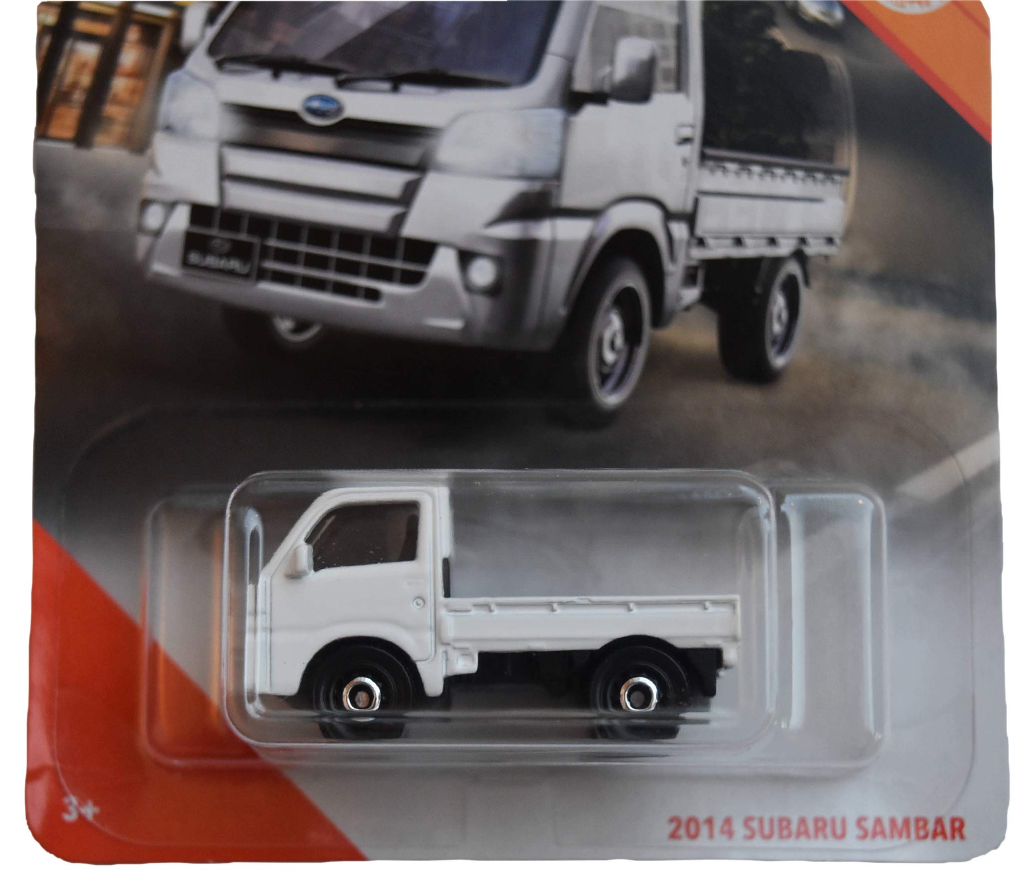 Matchbox City 2014 Subaru Sambar 17/100, White