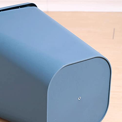 MYRRHE Cans, Trash can Kitchen Toilet Bathroom Large Office Living Room Trash can Press Circle Paper Basket (Color : Green, Size : Medium)
