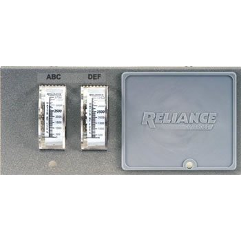 Reliance Controls Pro/Tran Transfer Switch Watt Meter Plate WP7500