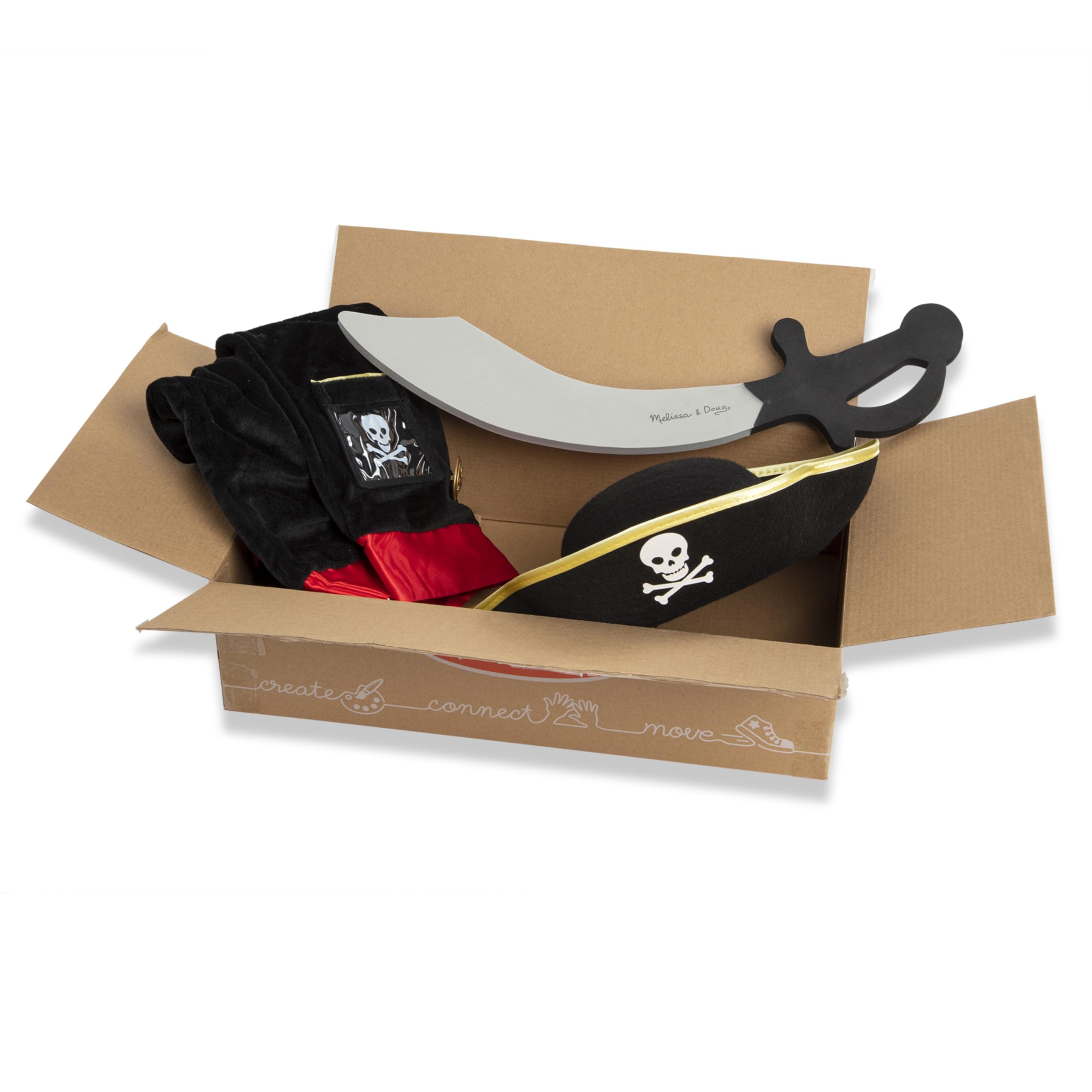 Melissa & Doug Pirate Role Play Set (FFP), Multicolor, Toddler
