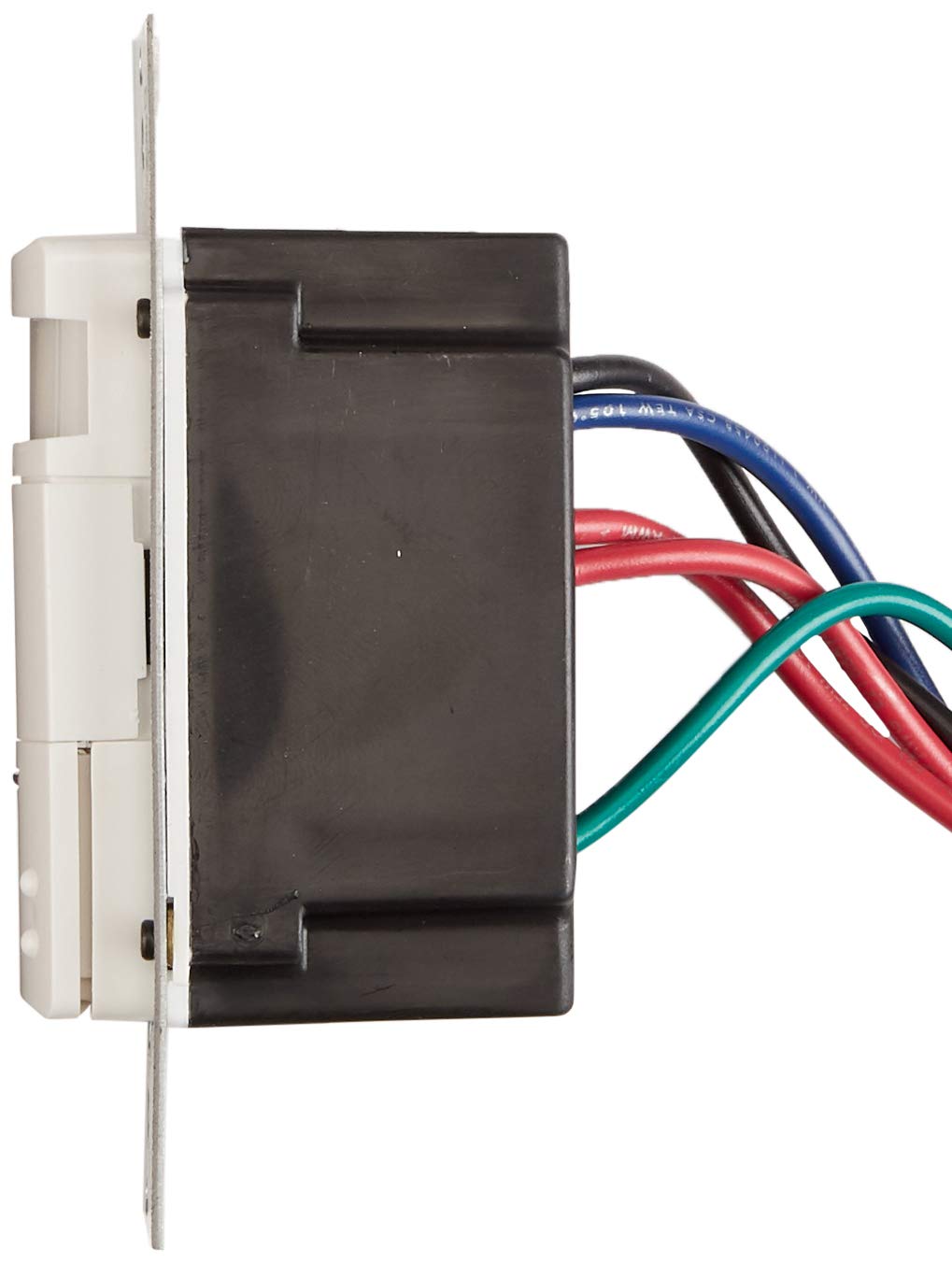 Leviton ODS0D-IDW Dual-Relay, Decora Passive Infrared Wall Switch Occupancy Sensor, 180 Degree, 2100 sq. ft. Coverage, White
