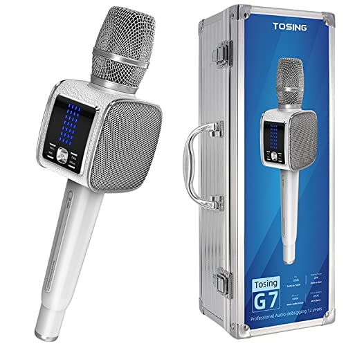 TOSING G7 Professional Karaoke Machine for Adults/Kids with Microphone Wireless,Portable Bluetooth PA System Speaker,Singing Microphone for Outdoor,Party,Home,Car,Church