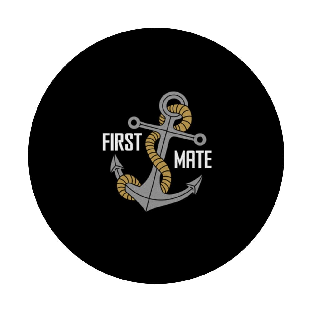 Matching First Mate Sailing Sets for Boating Captain PopSockets Standard PopGrip