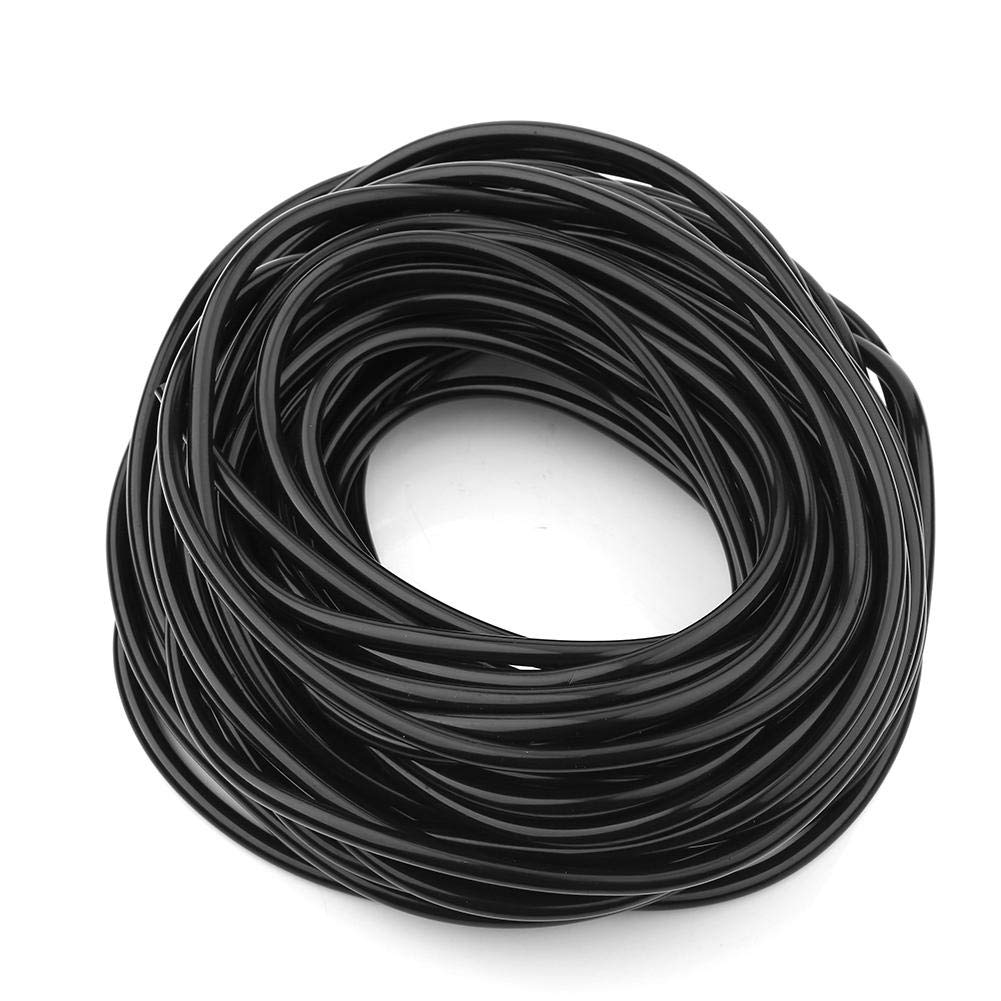Qmee Irrigation Pipe, 5 m/10 m/20 m PVC Irrigation Hose Hose Pipe 4/7 mm Micro Dripper Irrigation System for Garden Greenhouse Patio Lawn(20M)