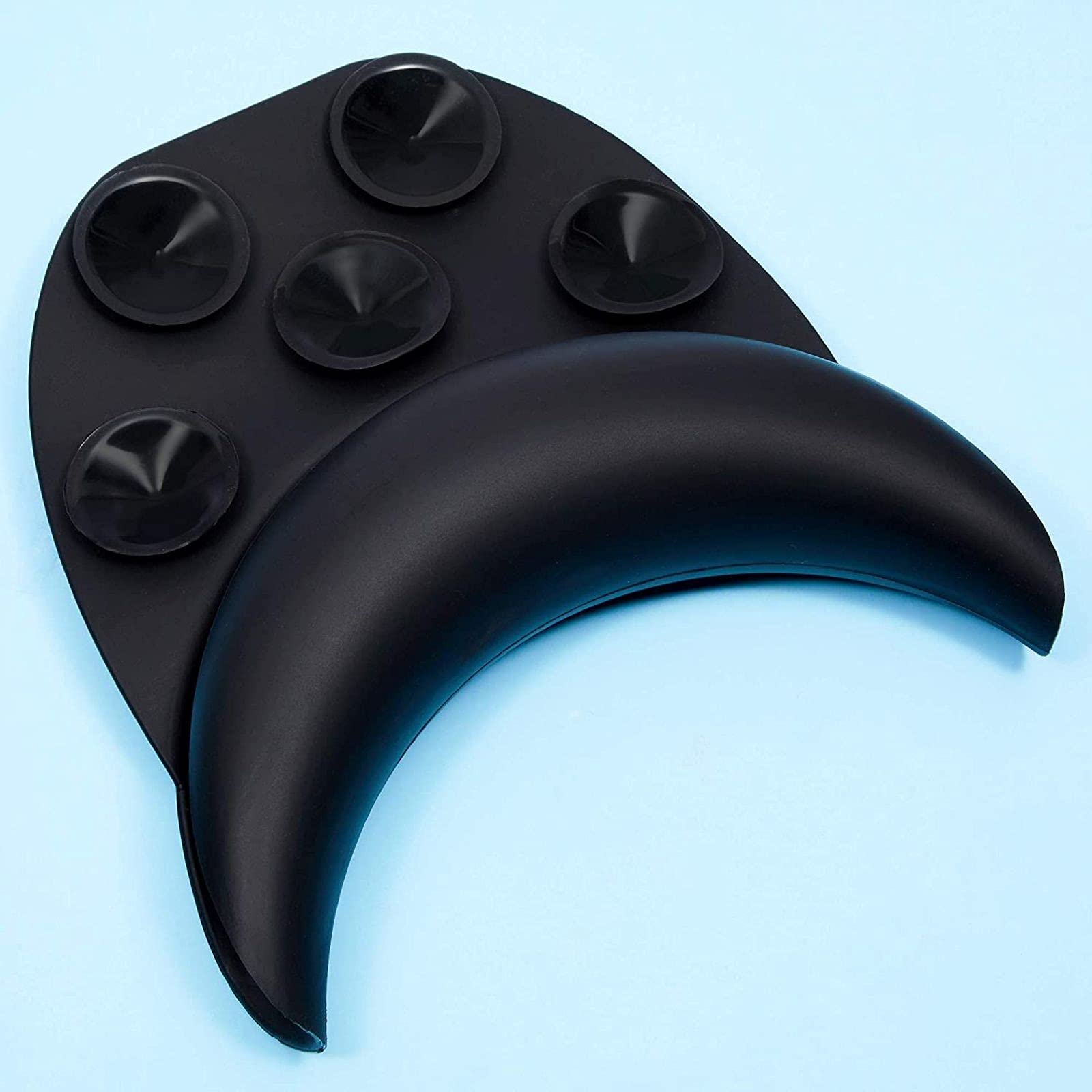 Okuna Outpost Neck Cushion for Hair Salon Shampoo Bowl (Black, 7.5 x 7.5 x 1.5 in)