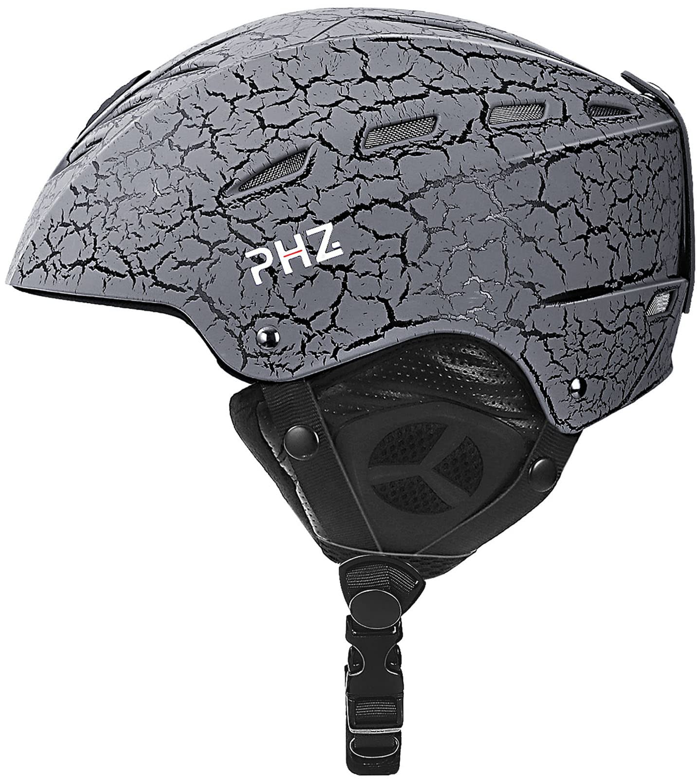 PHZ. Ski Helmet Snowboard Helmet for Men, Women Youth, Snow Sport Helmet, Goggles Compatible, Performance & Safety w/Active Ventilation