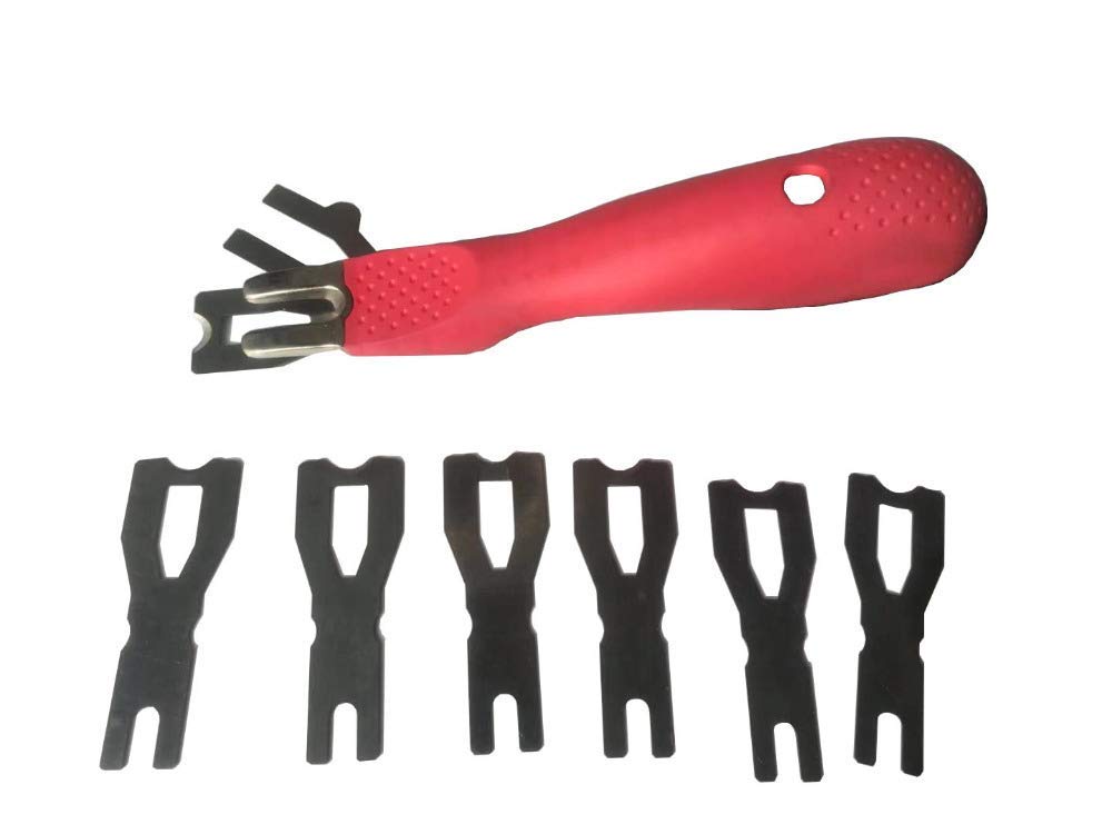 Vinyl Flooring Trimming Skiving Knife With 6 Blades, Vinyl Floor Welding Tool, Vinyl Floor Trimming Knife