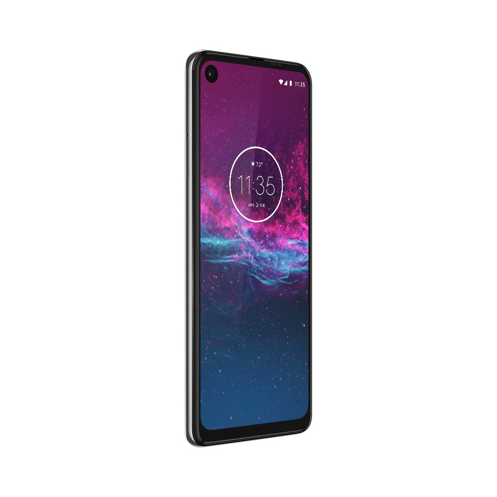 Moto One Action - Unlocked Smartphone - 128GB - (US Warranty) - Verizon, AT&T, T-Mobile, Sprint, Boost, Cricket, & Metro (Pearl White)