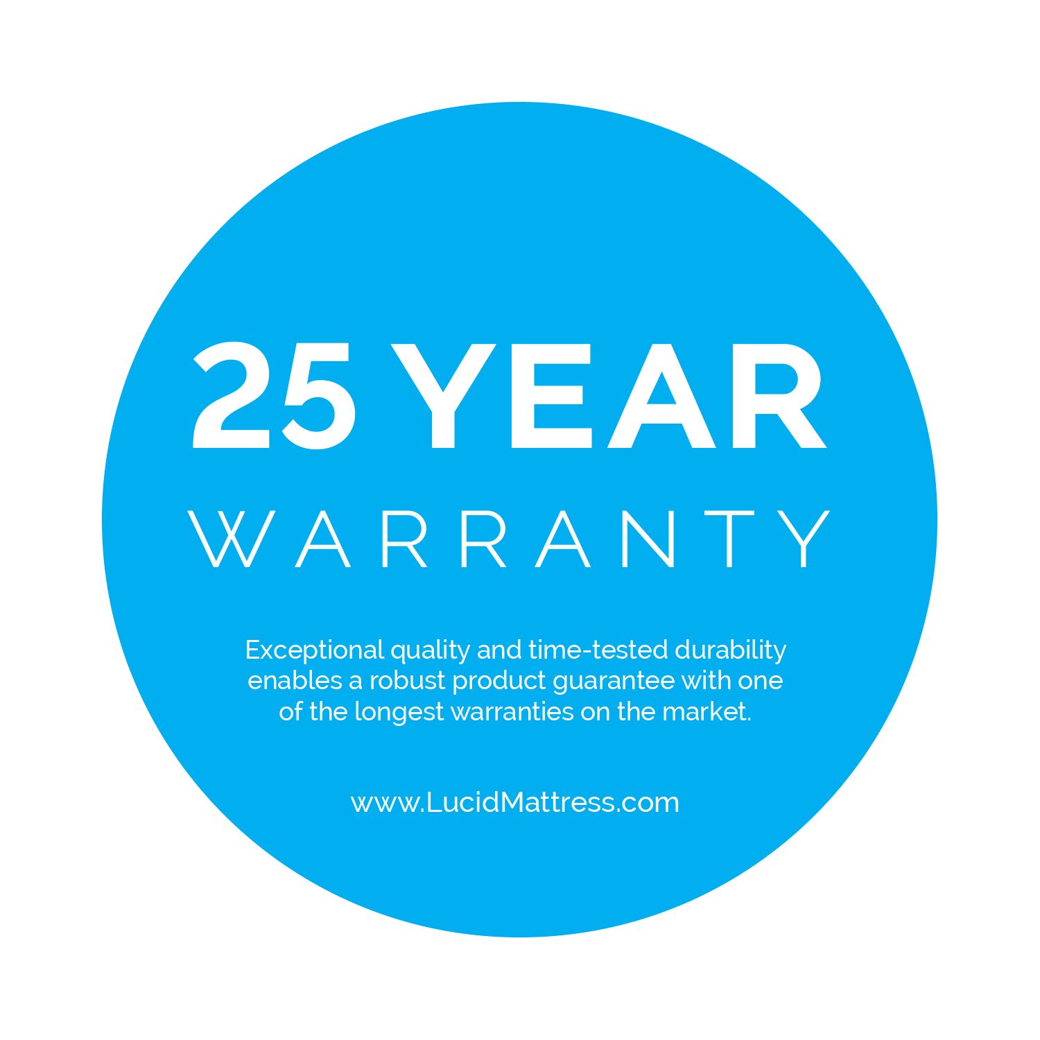 LUCID 10 Inch 2019 Gel Memory Foam Mattress - Medium Plush Feel - CertiPUR-US Certified - 10-Year Warranty - Queen
