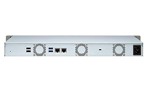 QNAP TS-451DeU-2G 4 Bay Short Depth Rackmount NAS with Intel Celeron J4025, Two 2.5GbE Ports