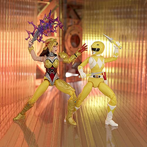 Power Rangers Lightning Collection Mighty Morphin Yellow Ranger Aisha Vs. Scorpina 2-Pack 6-Inch Premium Collectible Action Figure Toys