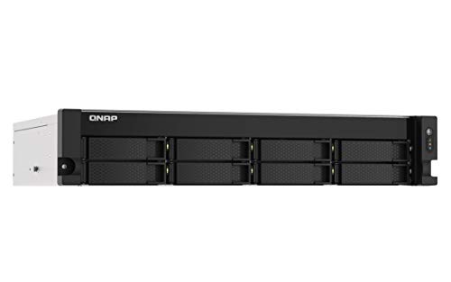 QNAP TS-853DU-RP 8 Bay Rackmount NAS with Two 2.5GbE Ports, Redundant PSU