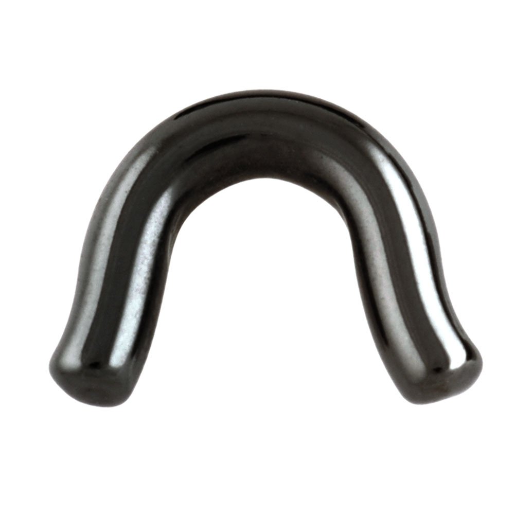 LeRoi, Inc. Shiny Black Niobium Septum Retainer: 6g