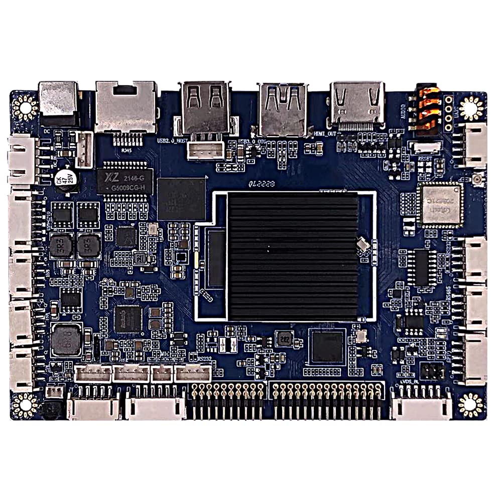 QINTAIX Mini PC Desktop Computer Rk3568 Android Digital Signage Board 4GB RAM 32GB ROM Android11 OS Support POE LVDS RTC (2GB+16GB)