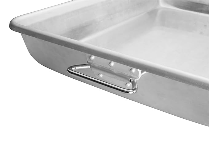 Winco Winware Bake and Roast Pan 26 Inch x 18 Inch x 3-1/2 Inch with Handles
