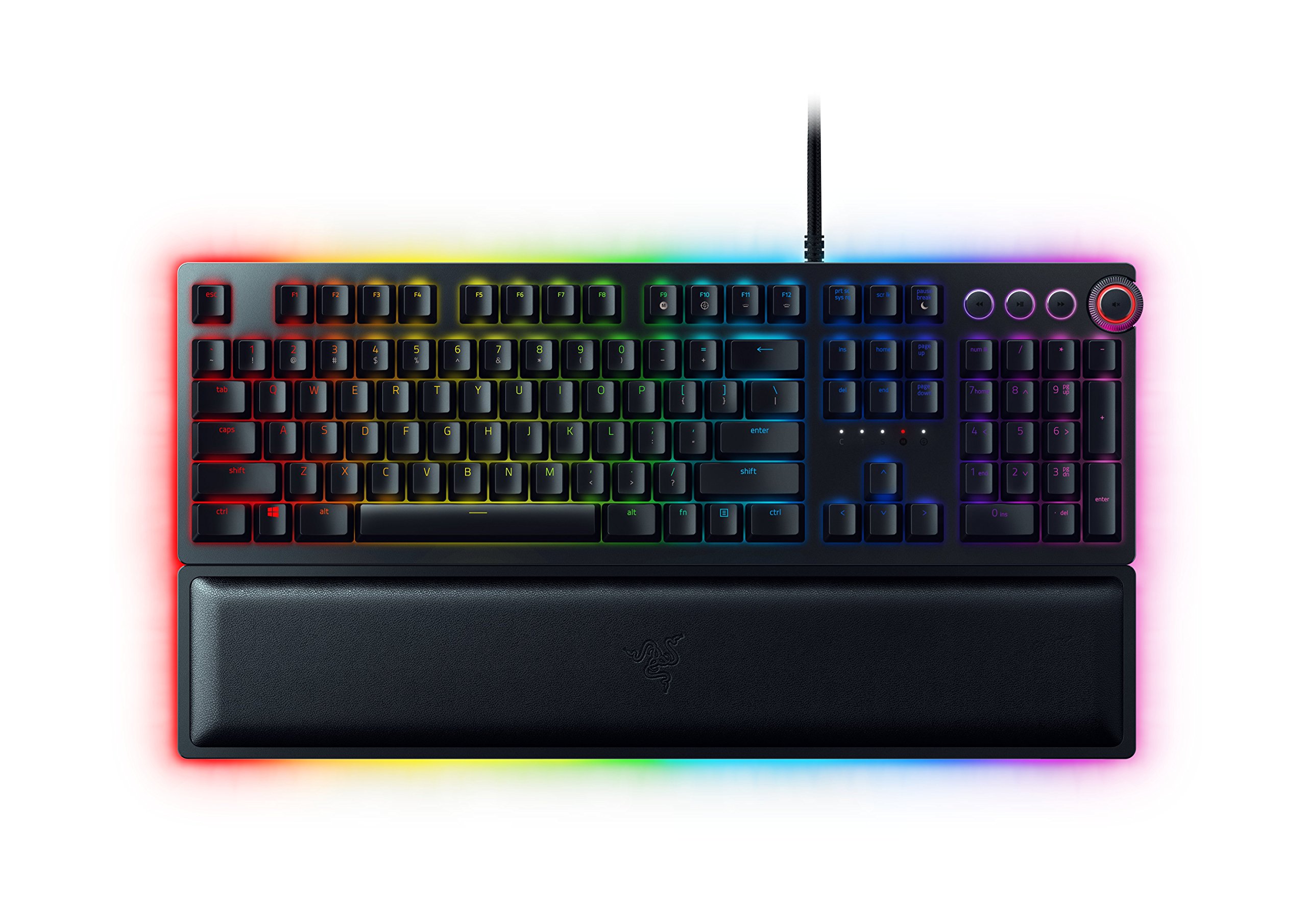 Razer Tartarus Pro Gaming Keypad: Analog-Optical Key Switches - Classic Black & Huntsman Elite Gaming Keyboard: Fastest Keyboard Switches Ever - Clicky Optical Switches - Classic Black