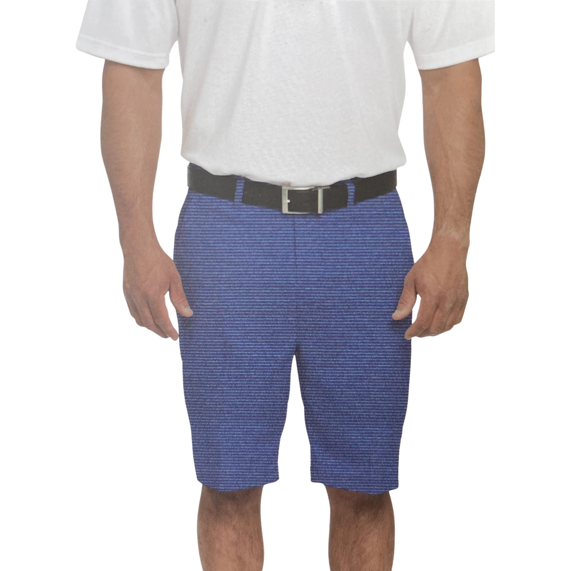 Pebble Beach Men's Dry-Luxe Performance Comfort Waist Shorts (Dark Gray, 32)