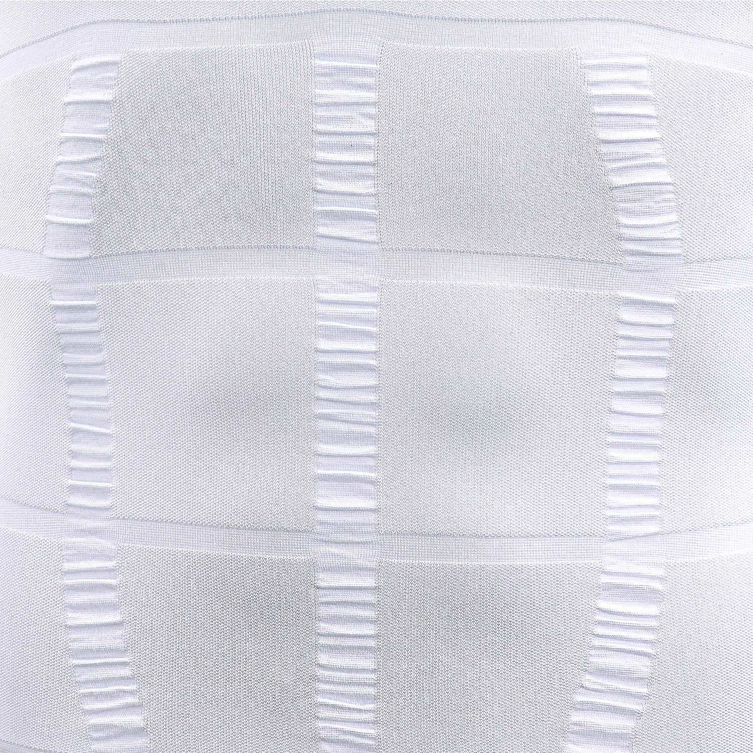 Odoland Men's Body Shaper Slimming Shirt Tummy Vest Thermal Compression Base Layer Slim Muscle Short Sleeve Shapewear, White L