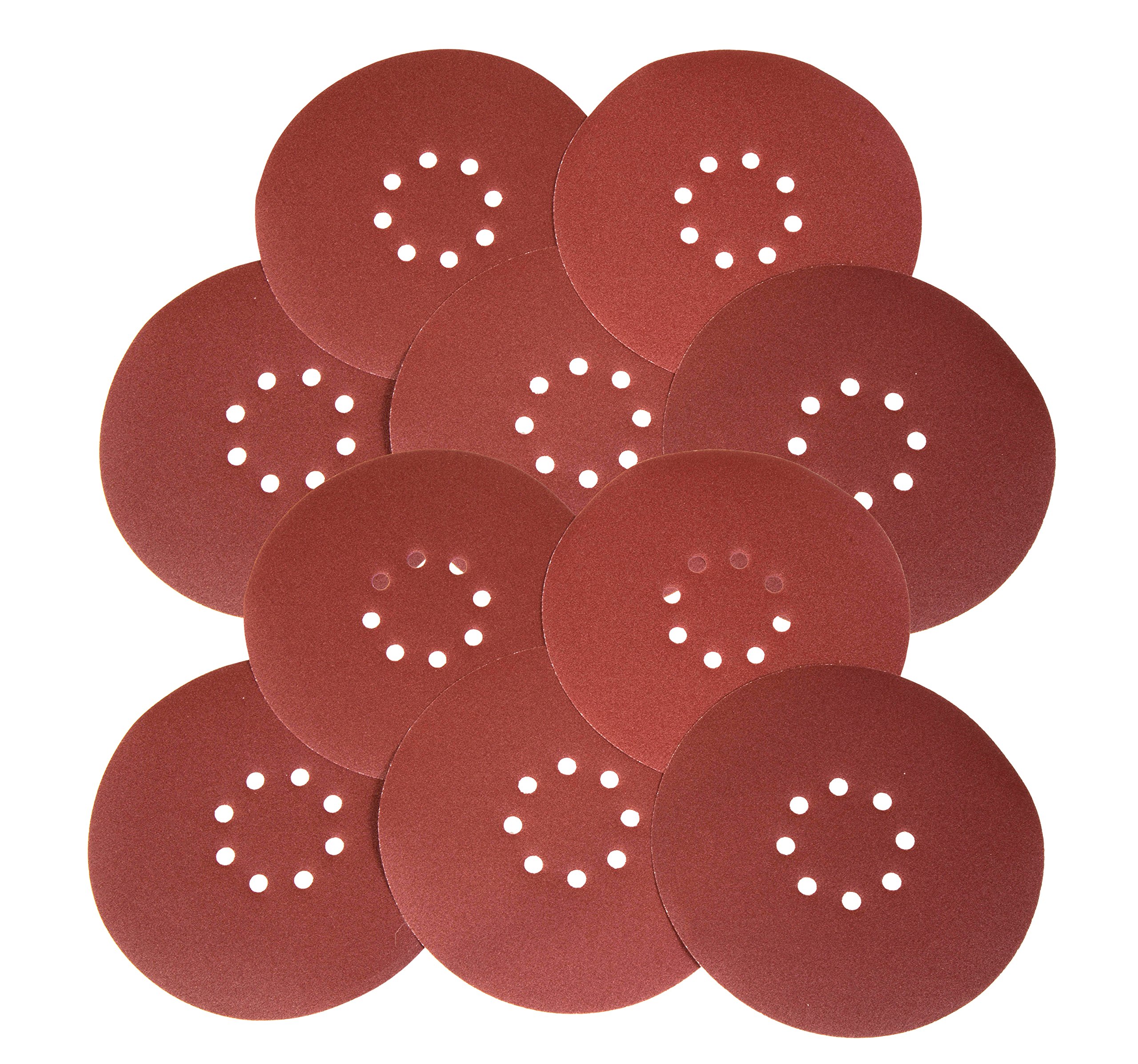 WEN 6369 Variable Speed 5 Amp Drywall Sander with 15' Hose & 6369SP150 150-Grit Hook and Loop 9-Inch Drywall Sander Sandpaper, 10-Pack