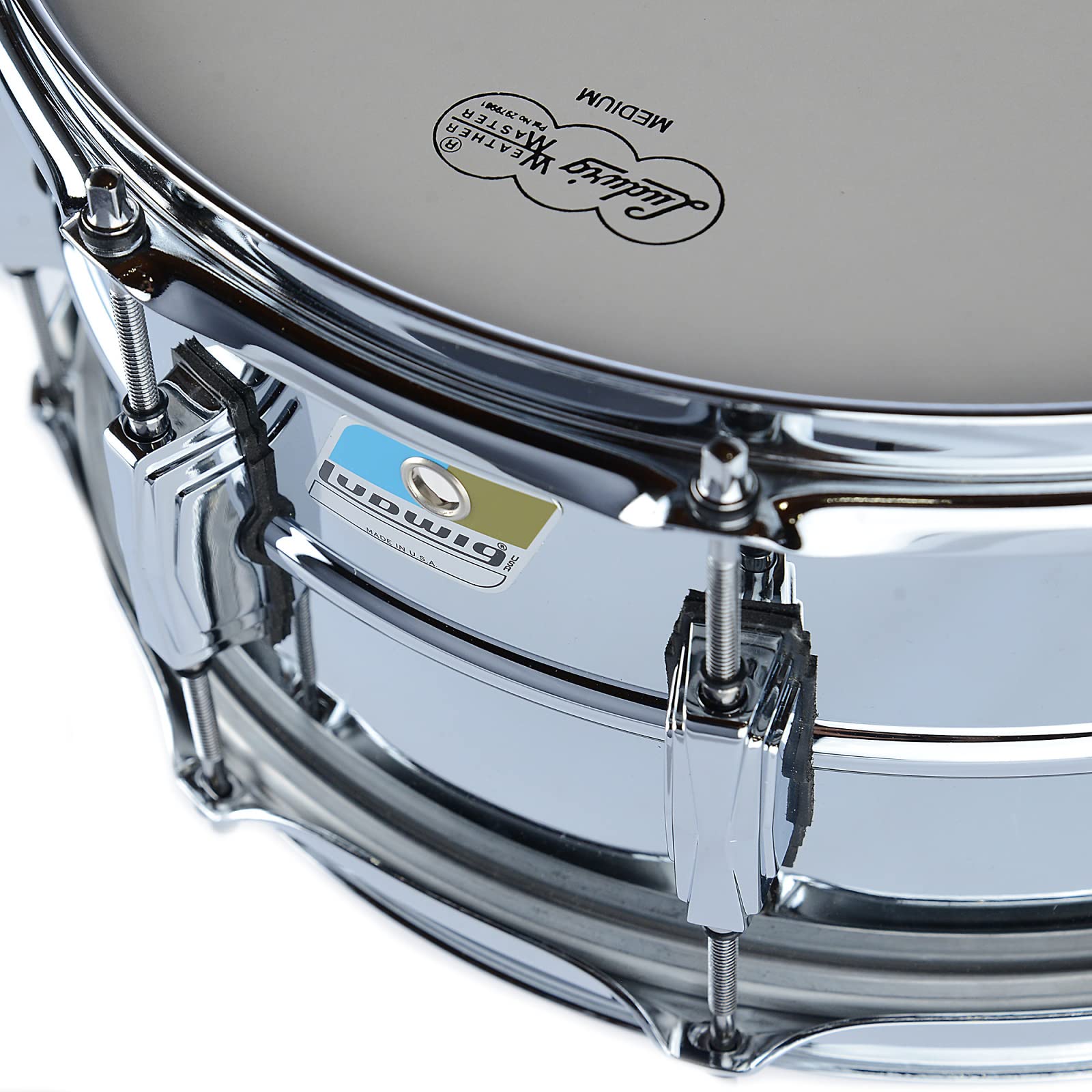 Ludwig 6.5x14 Supraphonic Snare Drum w/Blue Olive Badge