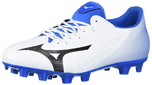 Mizuno Unisex Rebula III Select Soccer Shoe, White-Directoire Blue, 9 US Men
