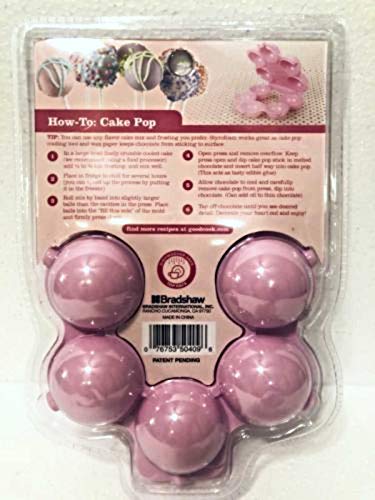 Sweet Creations Round Cake Pop Press Mold - Pink